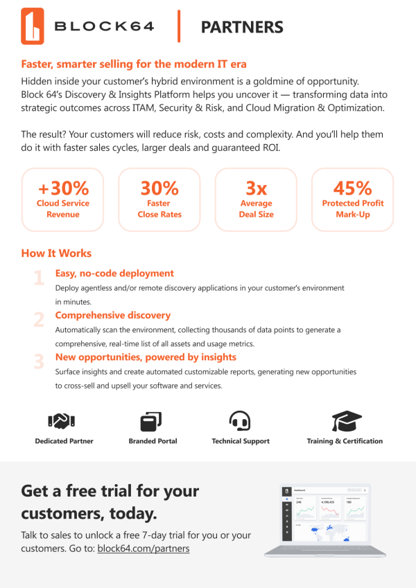 Why IT providers love Block 64 - The power of knowing more.